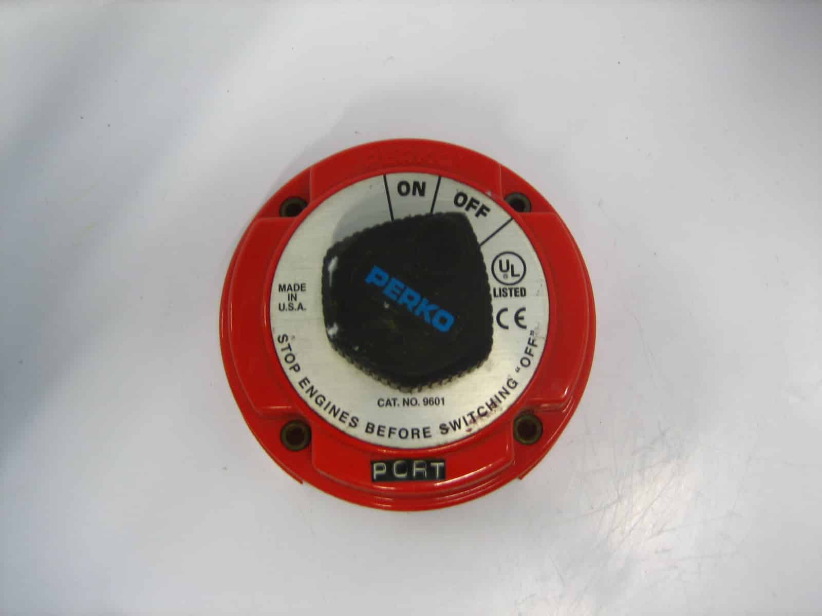 Perko Marine Battery Switch - 9601 - Good Working Order ON-OFF - Max ...