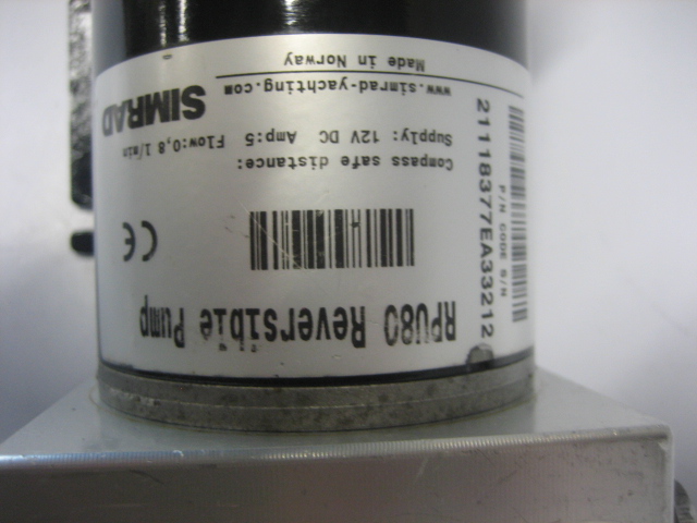 Simrad RPU80 Boat Autopilot Pump Reversible - 12VDC - PN21118377-TESTED ...