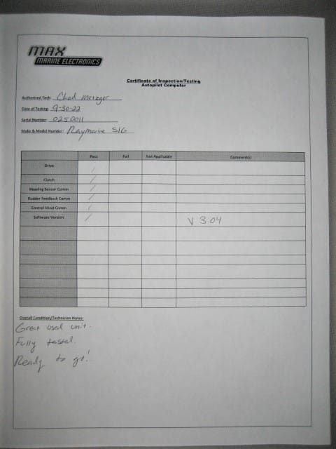 Raymarine Smartpilot S1G Autopilot Computer - Fully Tested - E12120 ...