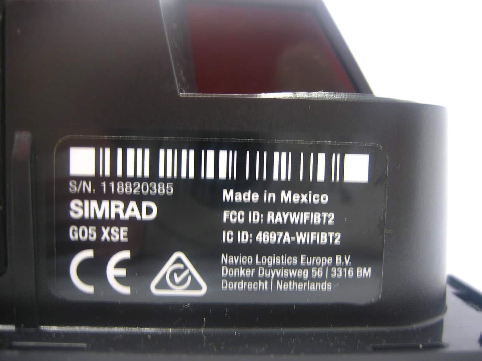 Simrad GO5 REAR CASE *NEW* Also for B&G Vulcan 5 Mercury Vesselview 502 ...
