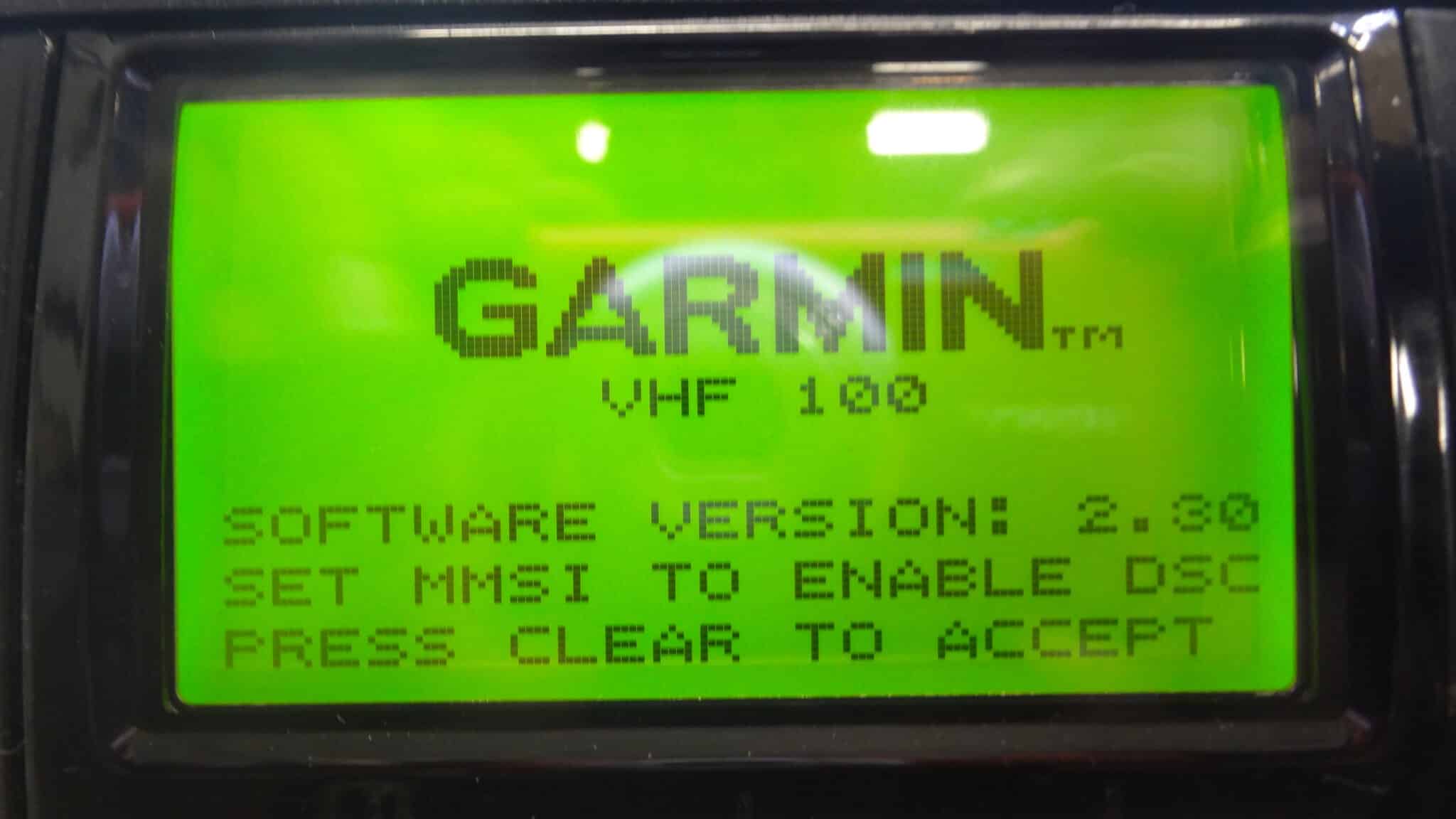 Garmin VHF 100 Submersible Radio Transceiver Unit with Rebuilt Hand Mic ...