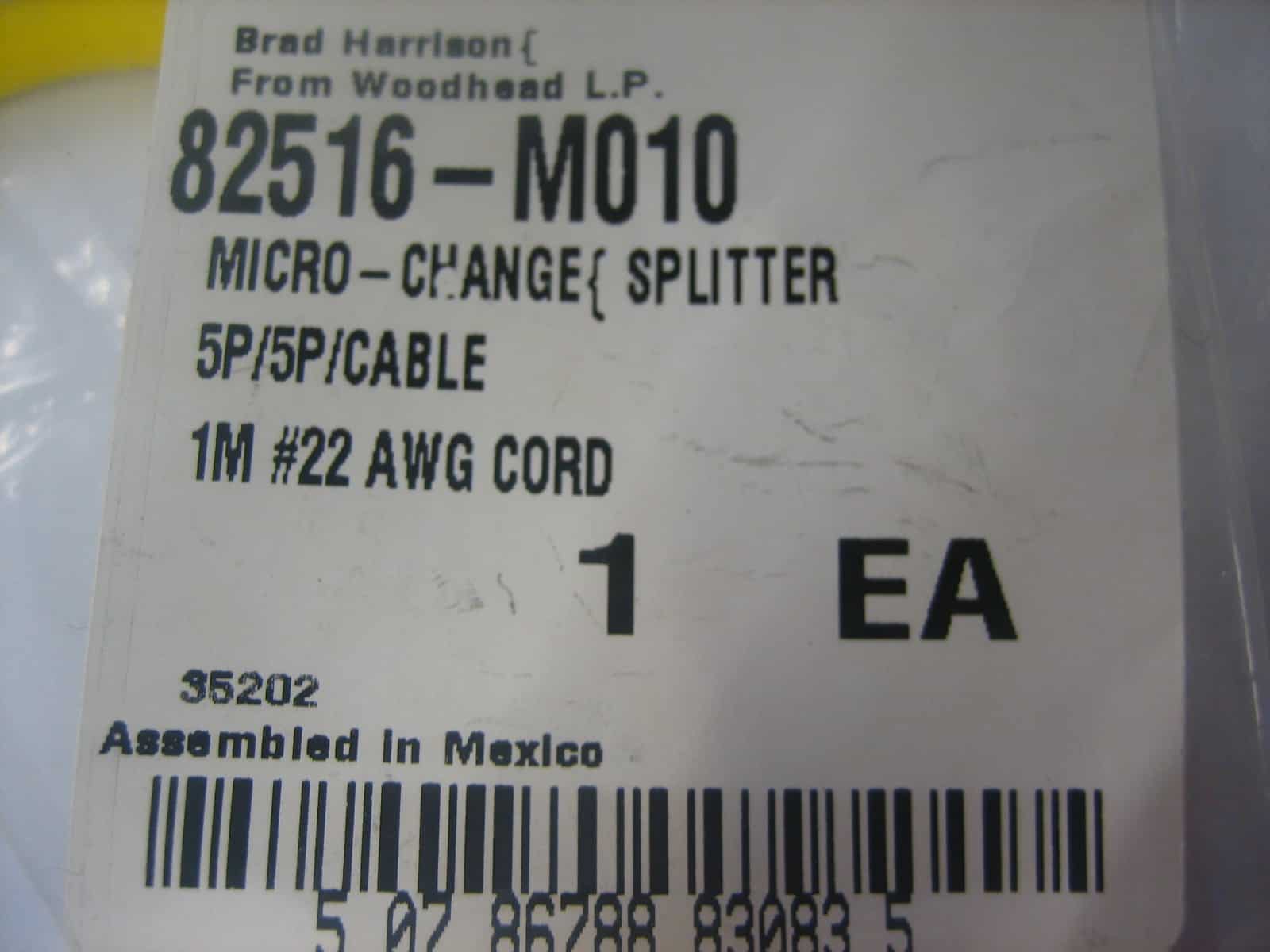 Maretron M82516-M010 Micro Powertap Tee 1M Split NMEA2000 Power 2x ...