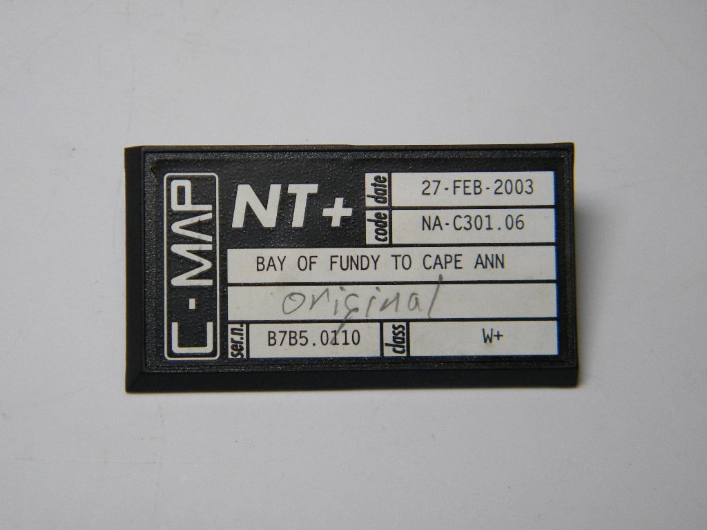 C-Map NT+ C-Card Format *BAY OF FUNDY - CAPE ANN* NA-C301.06 -Tested ...