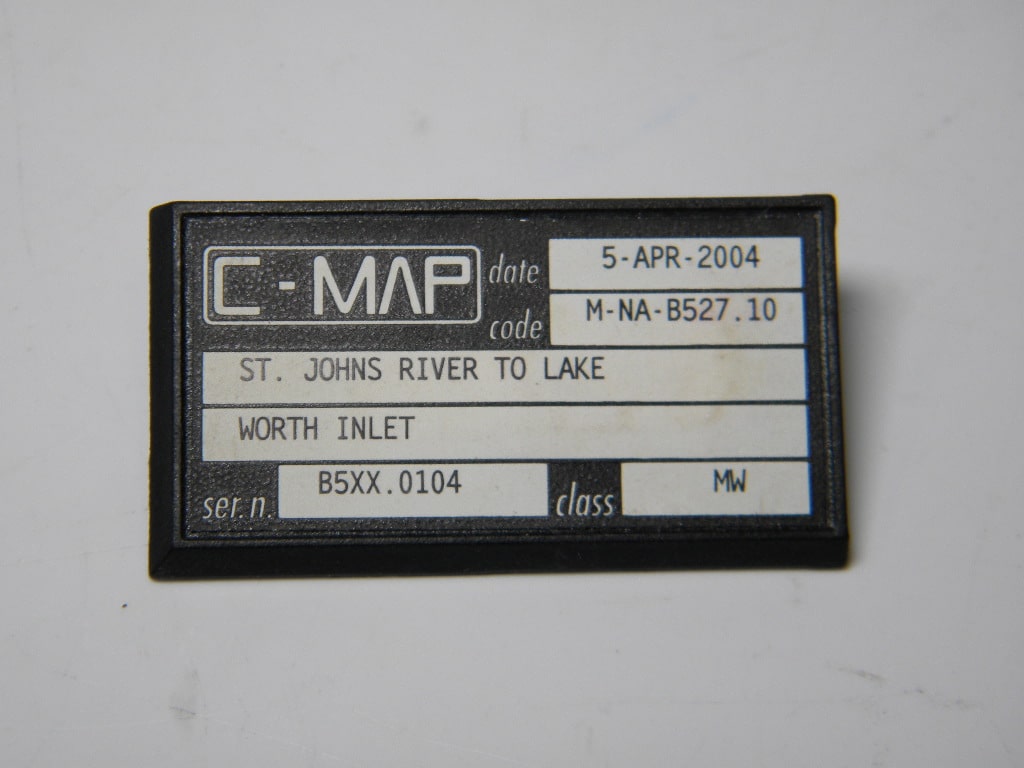 C-Map NT C-Card Format -*ST. JOHNS RIVER - LAKE WORTH INLET* M-NA-B527 ...