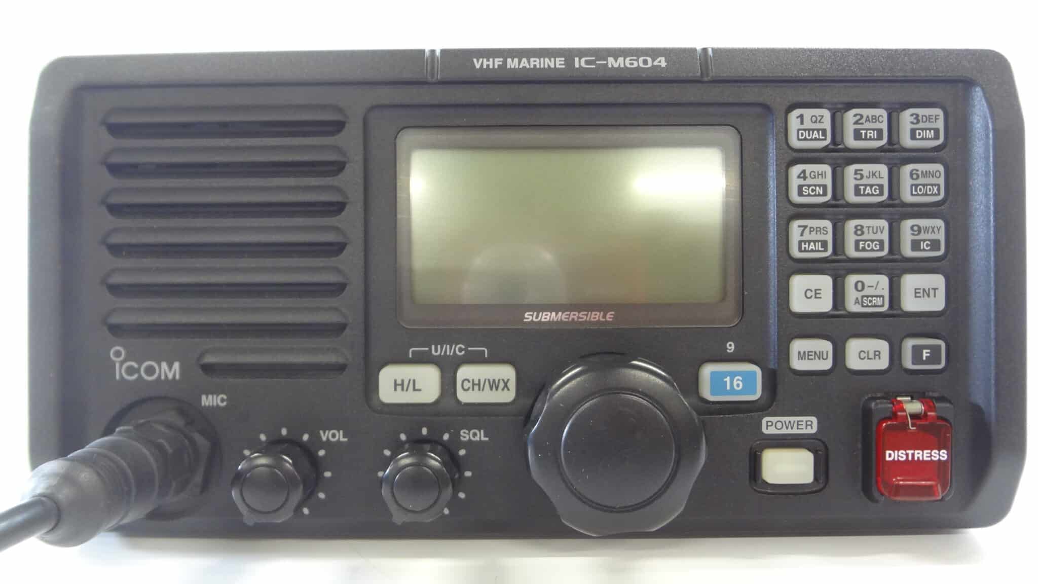 Icom IC-M604 VHF Submersible Fixed Mount Marine Radio Transceiver w ...