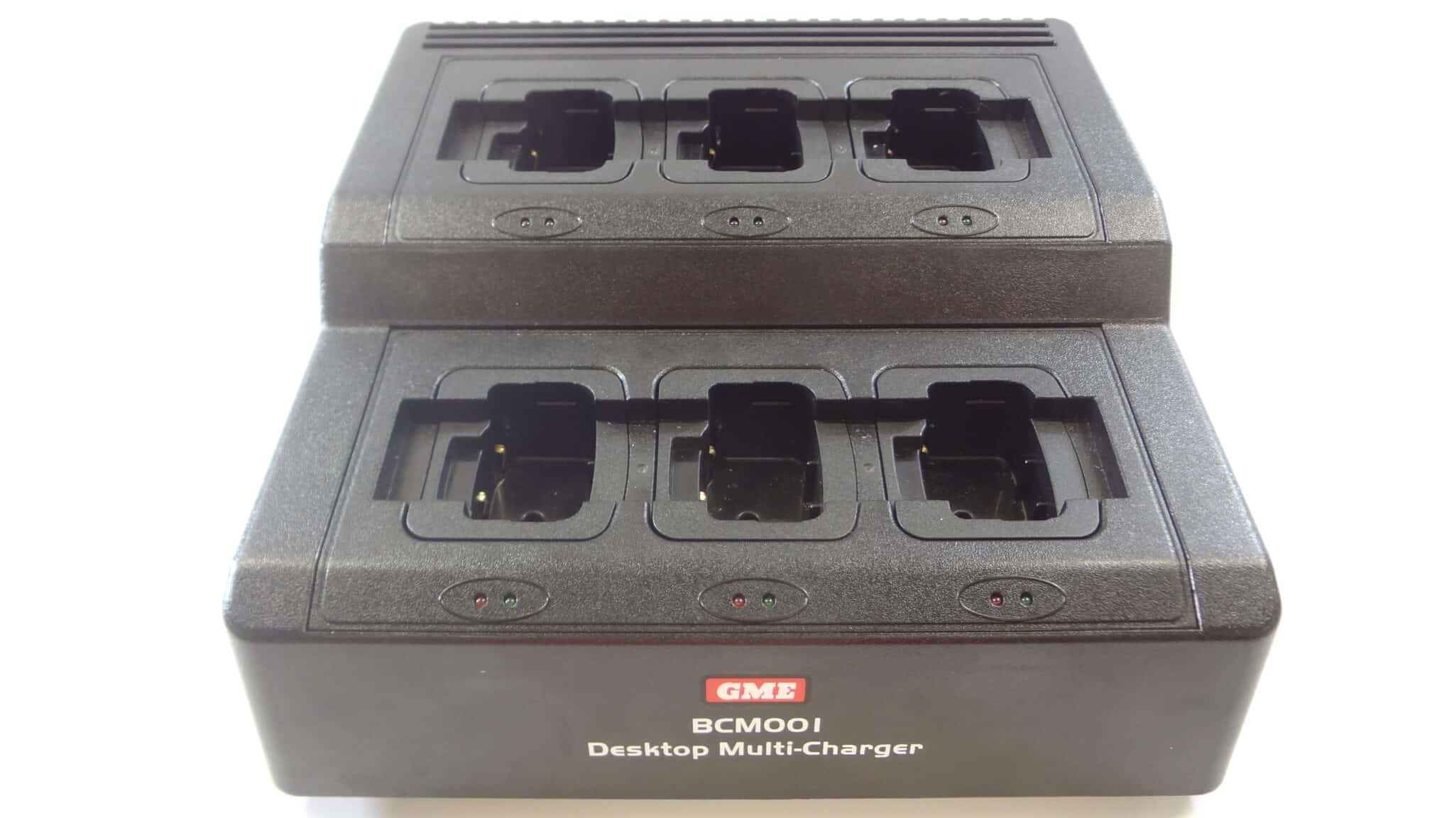 GME BCM001 6 BAY DESKTOP MULTICHARGER and 6 TX6160X UHF CB Handheld ...