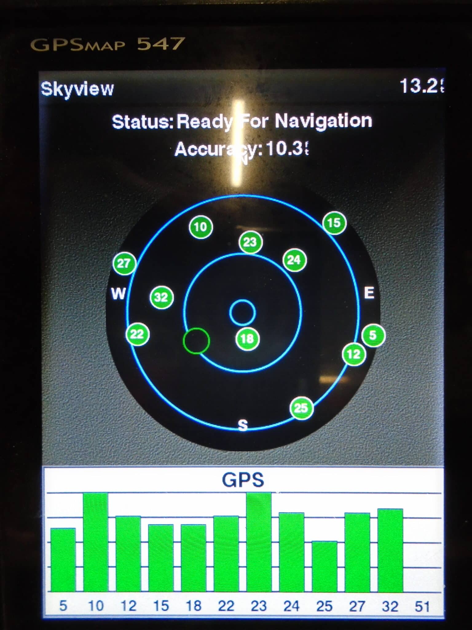 Garmin GPSmap 547 GPS Chart Plotter Tested Working (90 Day Warranty ...