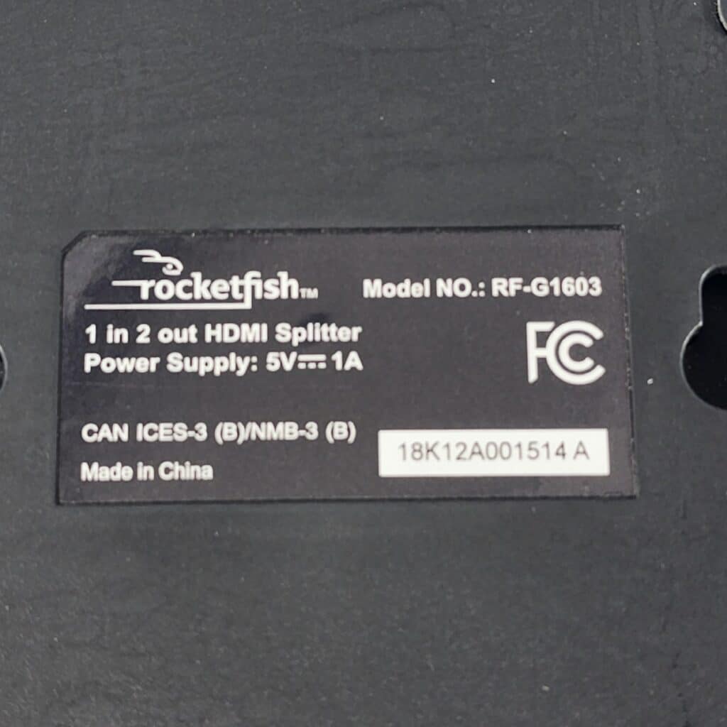 Rocketfish - 2-Output HDMI Splitter with 4K & HDR Pass-Through - RF ...