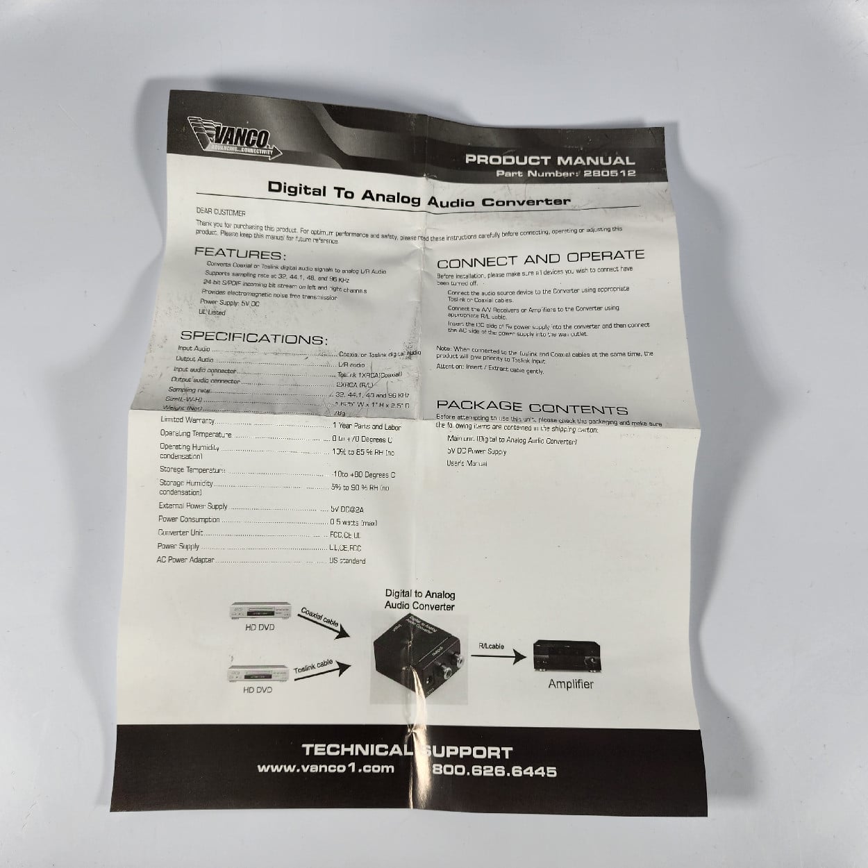 Vanco - Digital To Analog Audio Converter - 280512 - New Open Box -Free ...