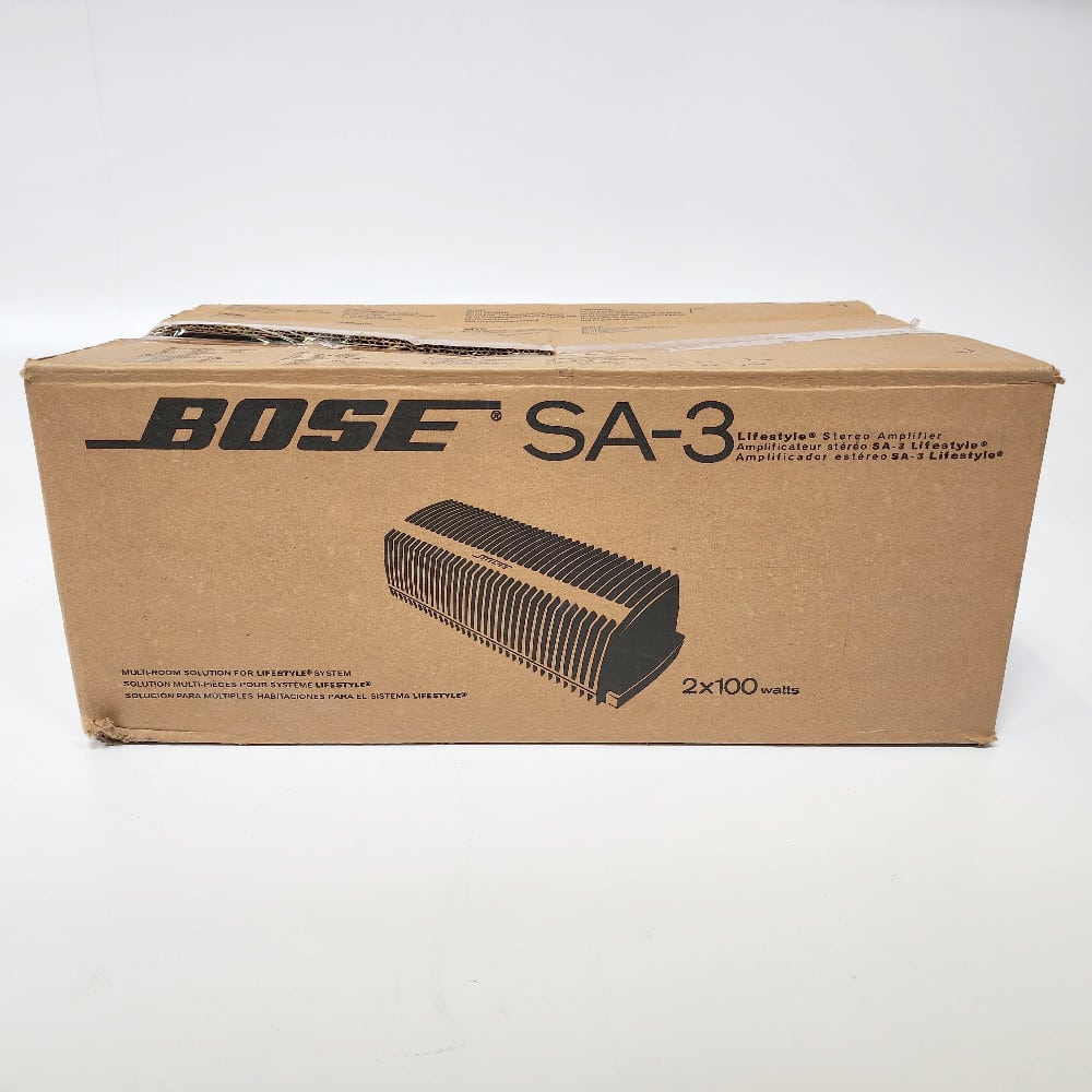 Bose Lifestyle SA-3 Stereo Amplifier- 2x100 Watts - New Old Stock -Free ...