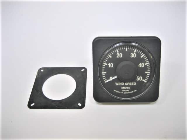 B&G Synchro 360 Wind Speed 50Kts Analogue Gauge - AO22B27301 - Free ...