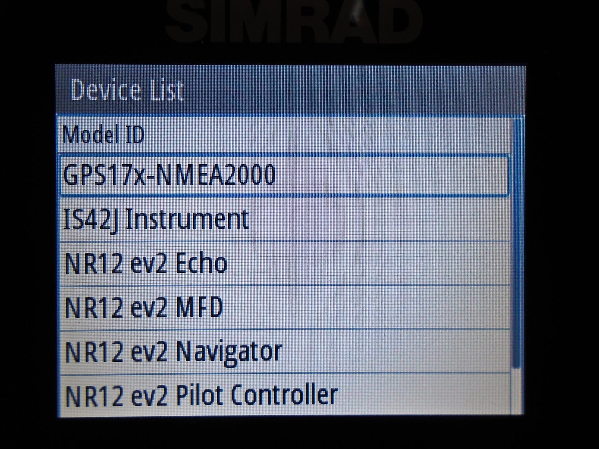 Simrad IS42J Color Marine J1939 To NMEA 2000 Instrument 000-14479-001 ...