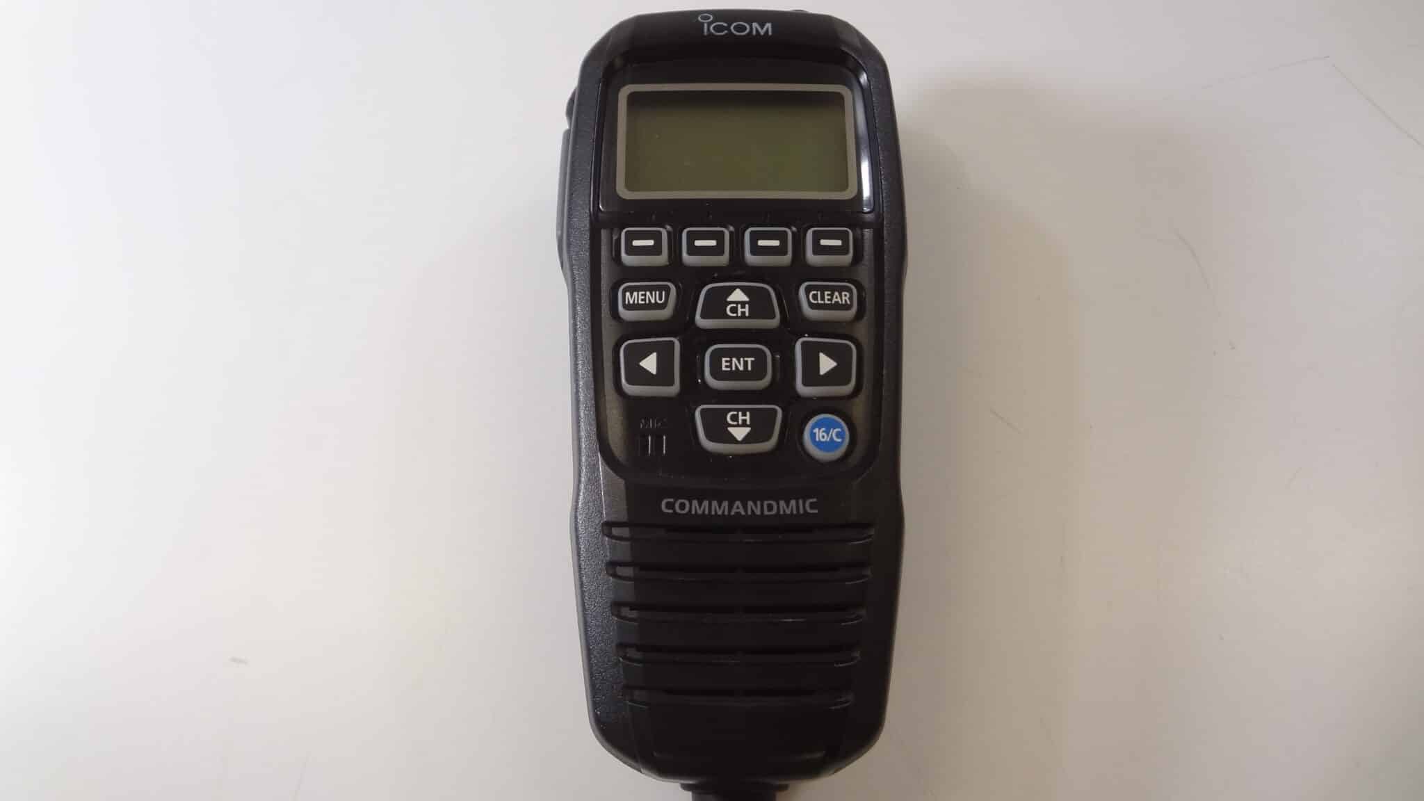 Icom HM-195B VHF COMMAND MIC IV f/ IC-M400BB IC-M24G/23G IC-M506 IC ...