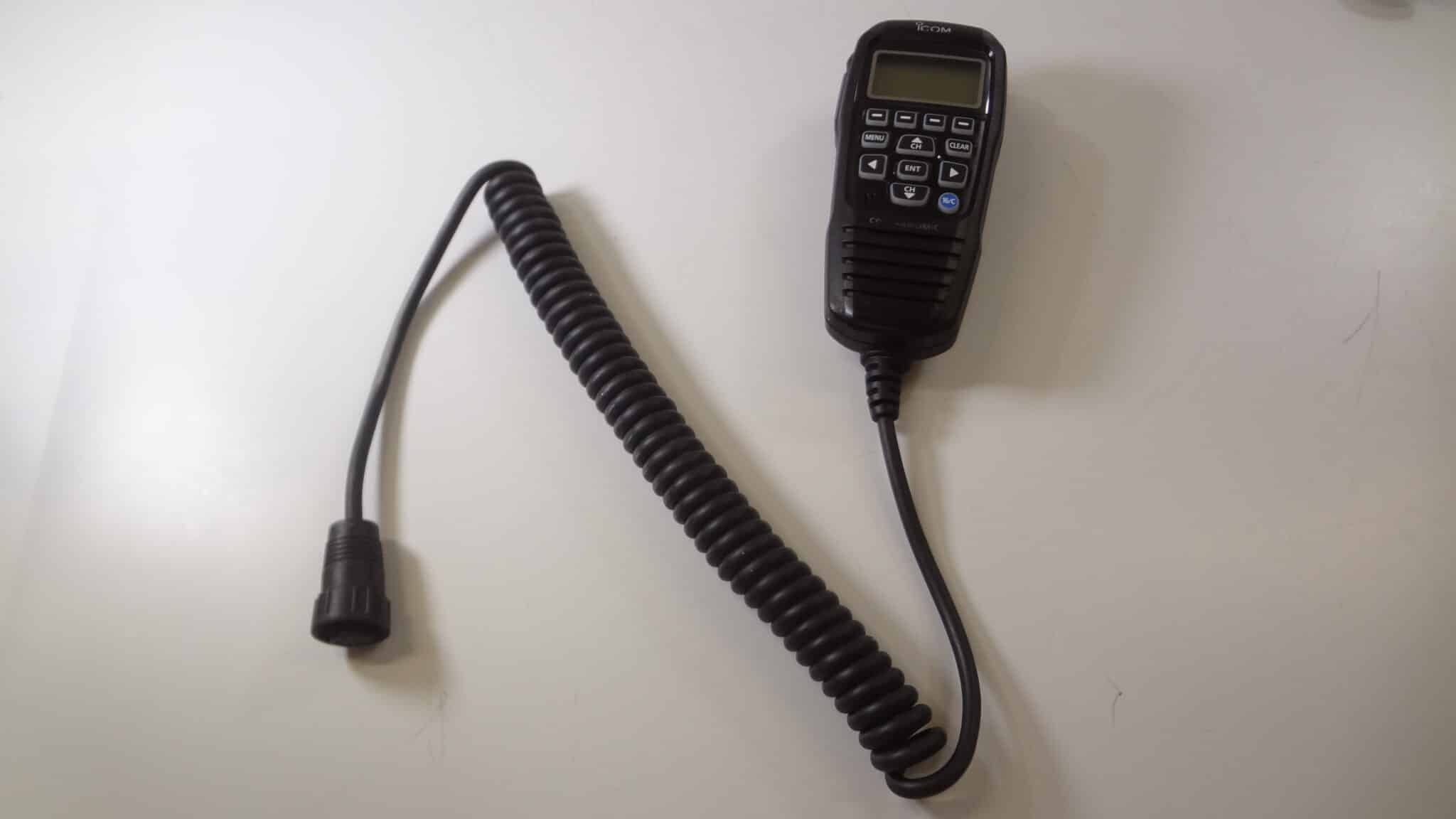 Icom HM-195B VHF COMMAND MIC IV f/ IC-M400BB IC-M24G/23G IC-M506 IC ...