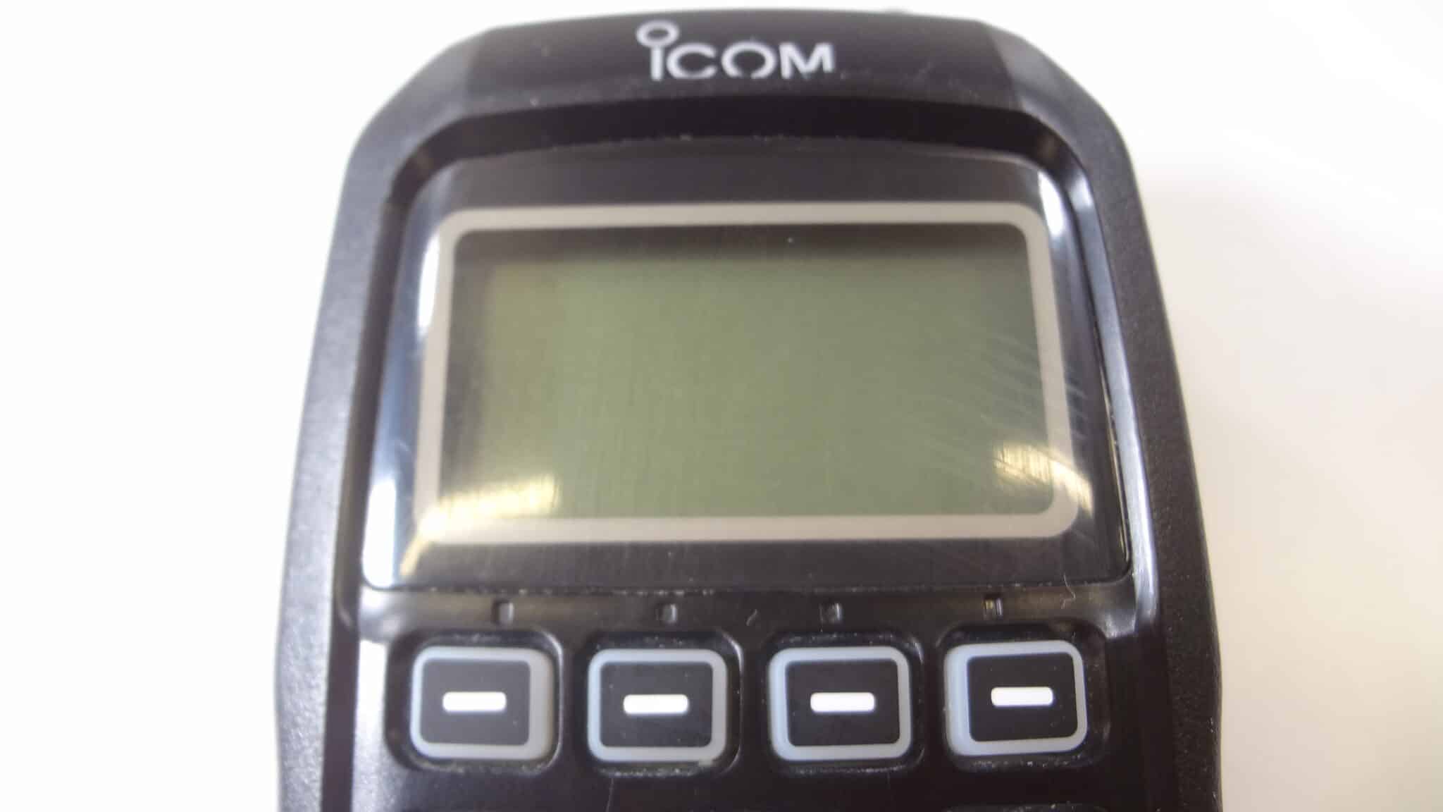 Icom HM-195B VHF COMMAND MIC IV f/ IC-M400BB IC-M24G/23G IC-M506 IC ...