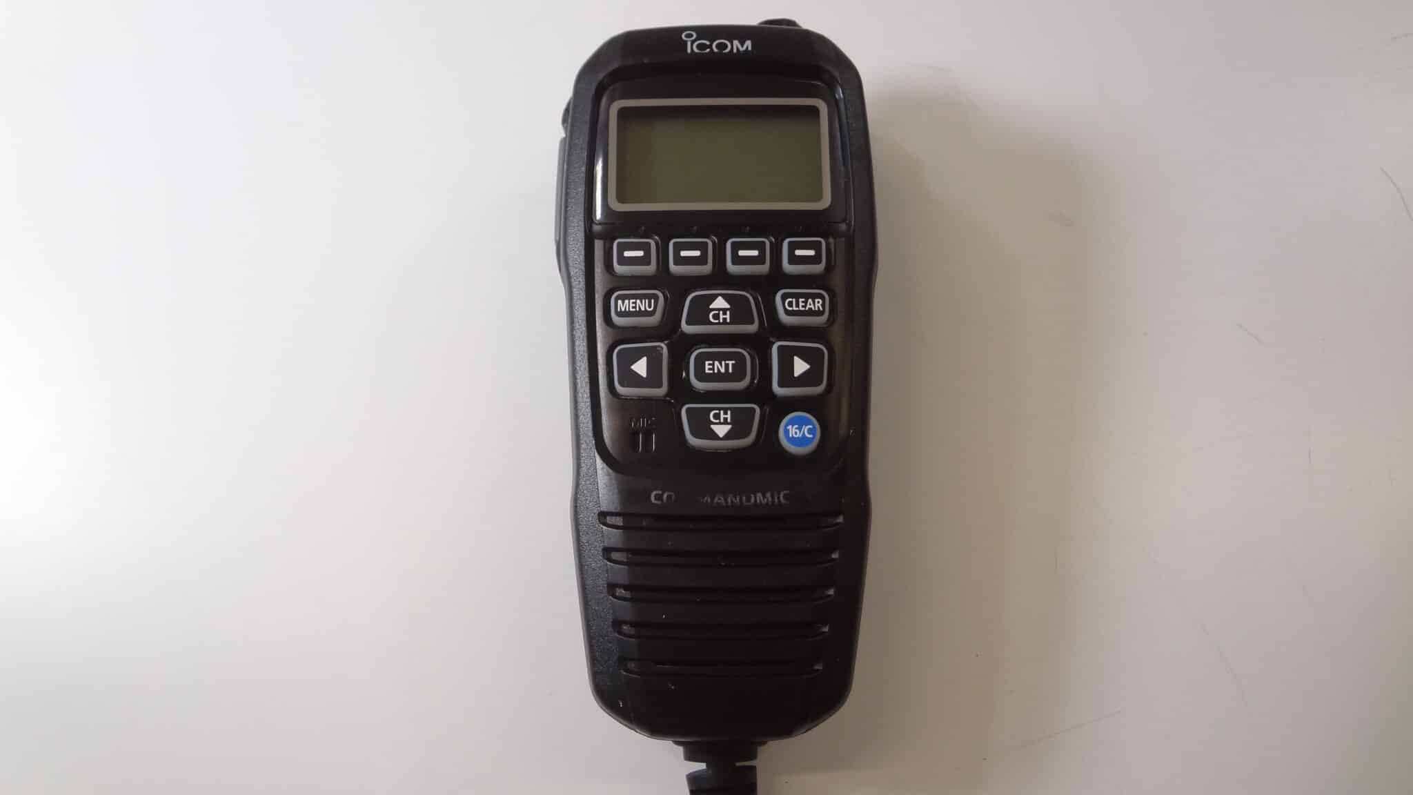 Icom HM-195B VHF COMMAND MIC IV f/ IC-M400BB IC-M24G/23G IC-M506 IC ...