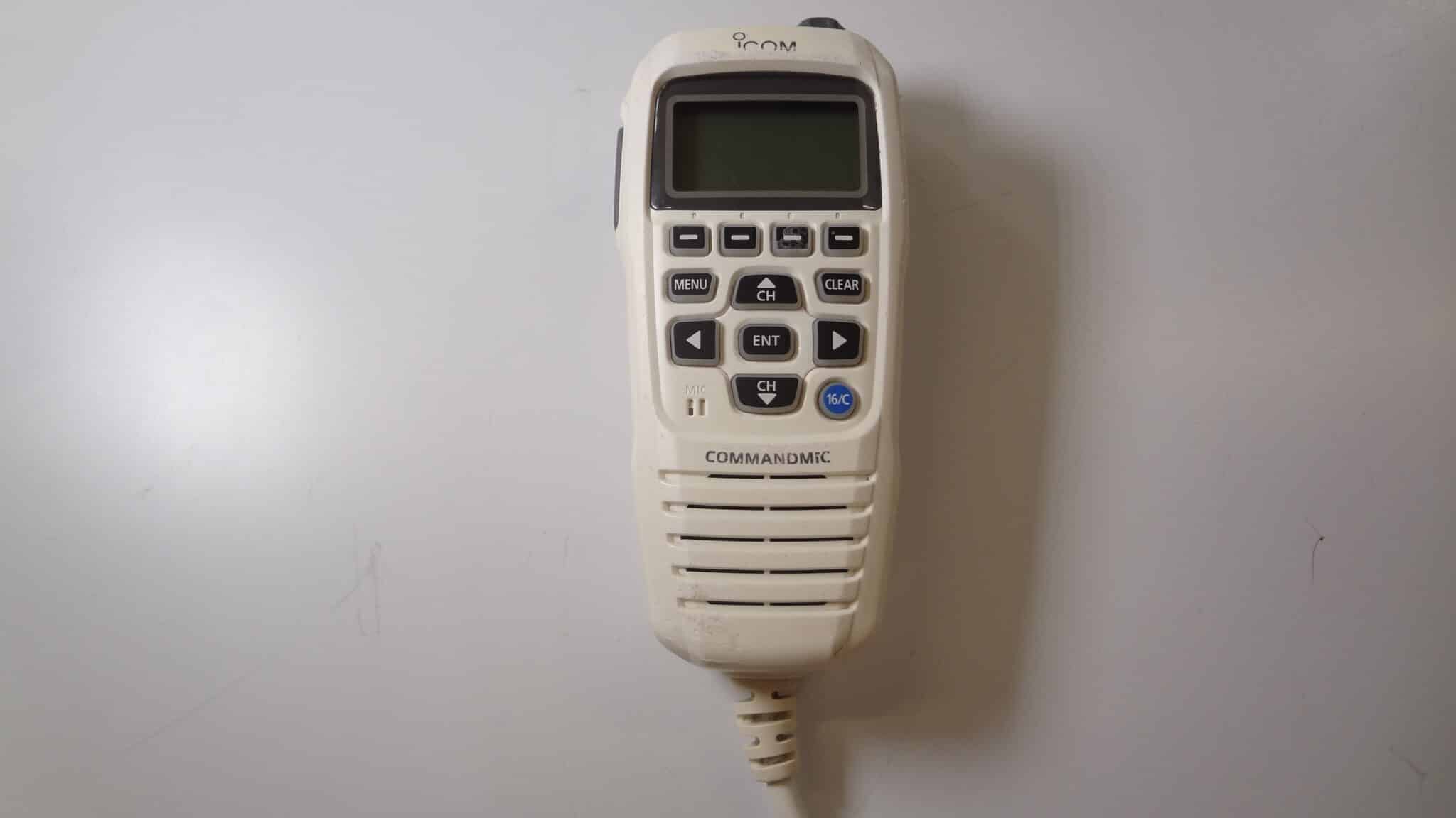 Icom HM-195SW VHF COMMAND MIC IV f/ IC-M400BB IC-M24G/23G IC-M506 IC ...