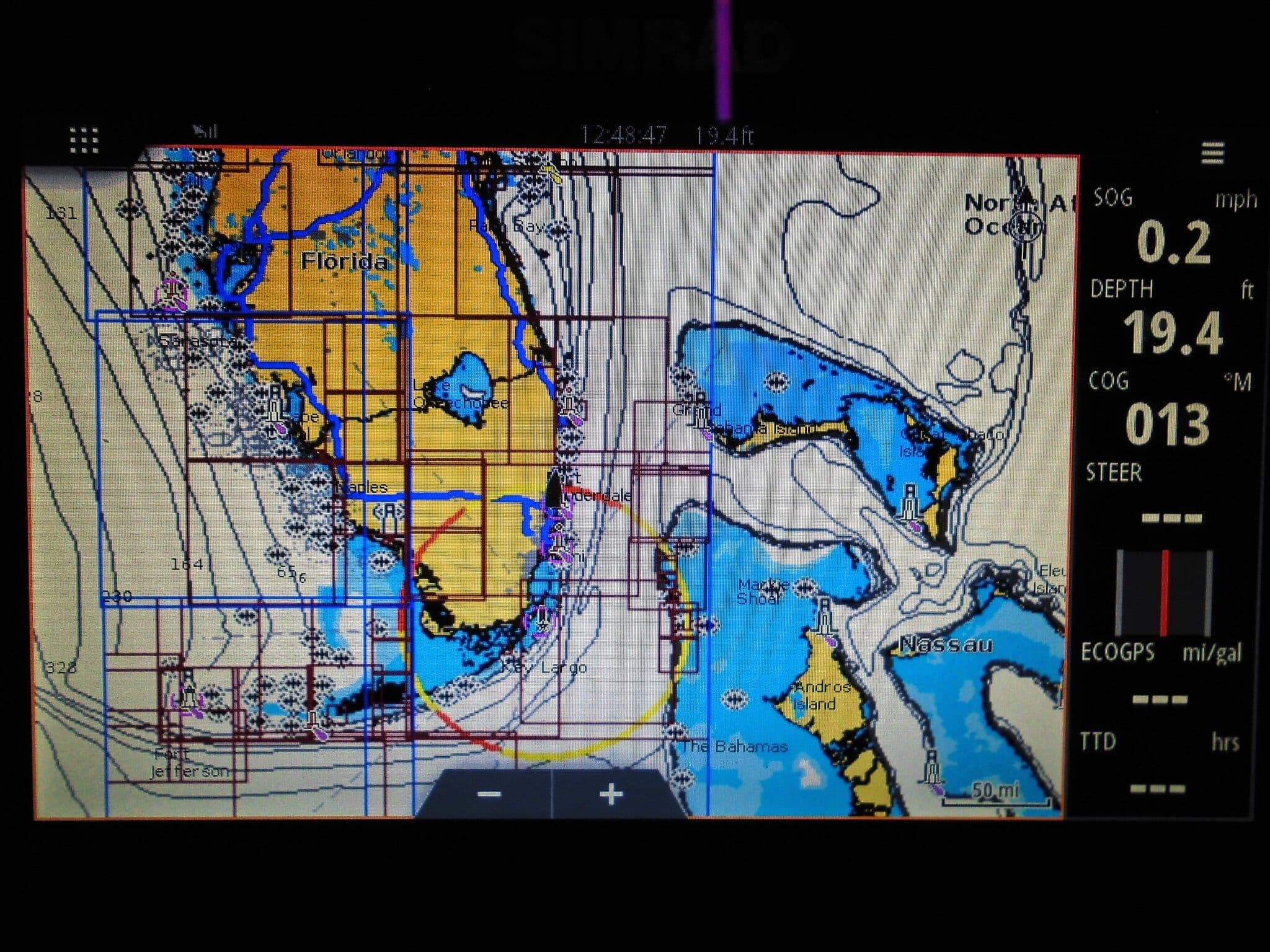 Simrad GO9 XSE MFD W/Mount & Suncover (Tested Good) 90 Day Warranty ...