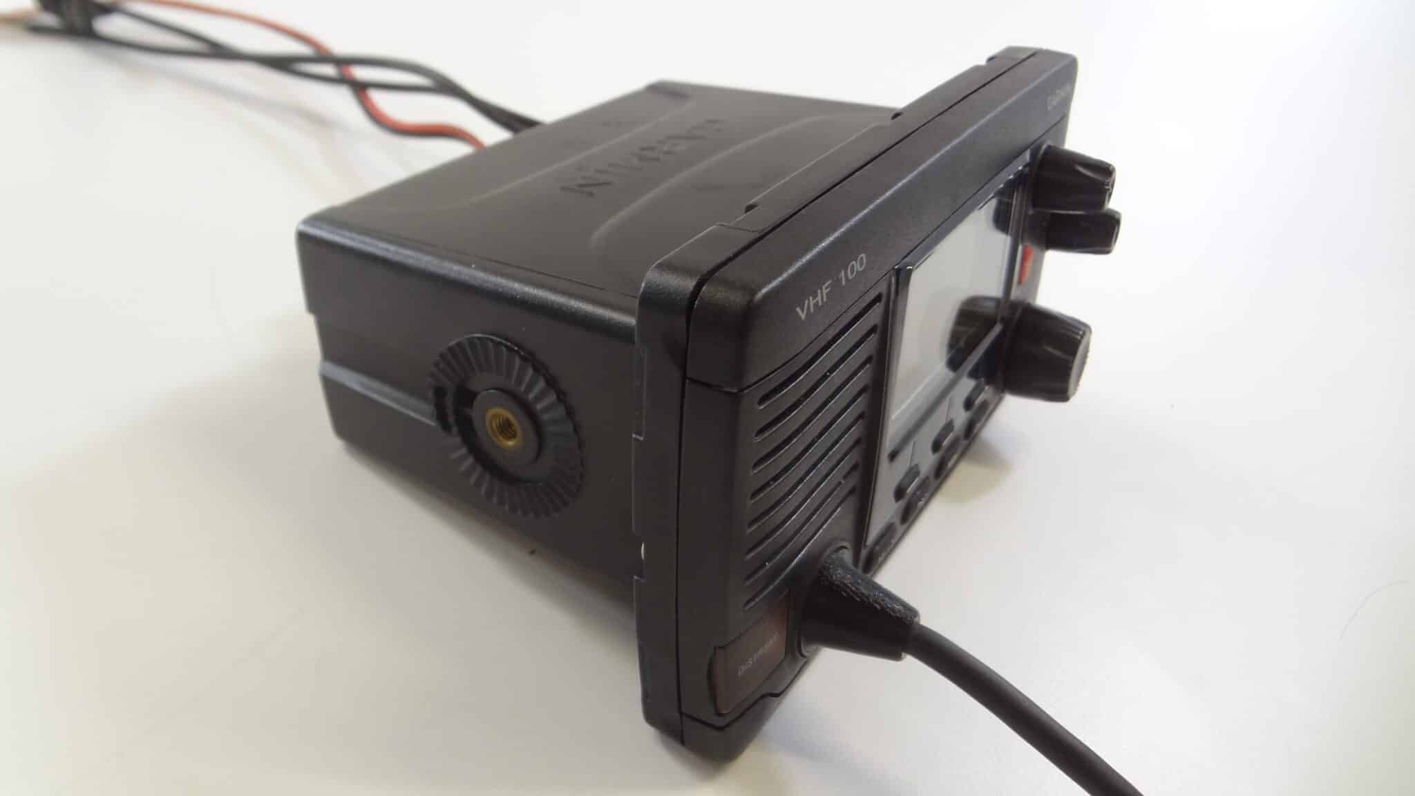 Garmin VHF 100 Submersible Radio Transceiver Unit with Rebuilt Hand Mic ...