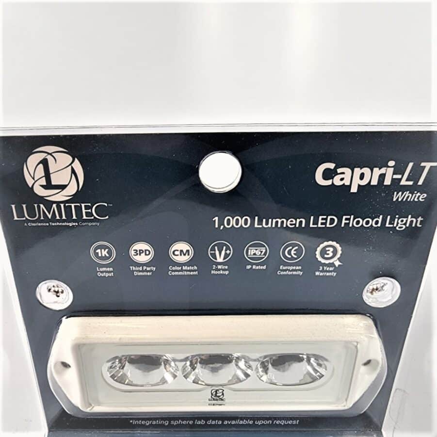 Lumitec - Capri-LT - White - 1000 Lumen LED Flood Light - New - Free ...