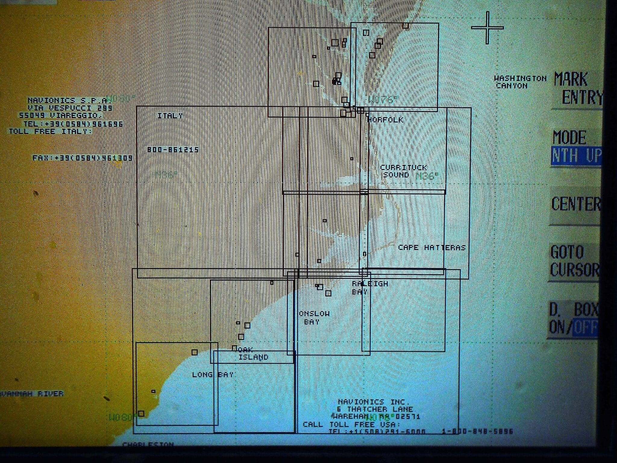 Navionics Classic NavChart Card North Carolina US645XL AUG 2004 - Max ...