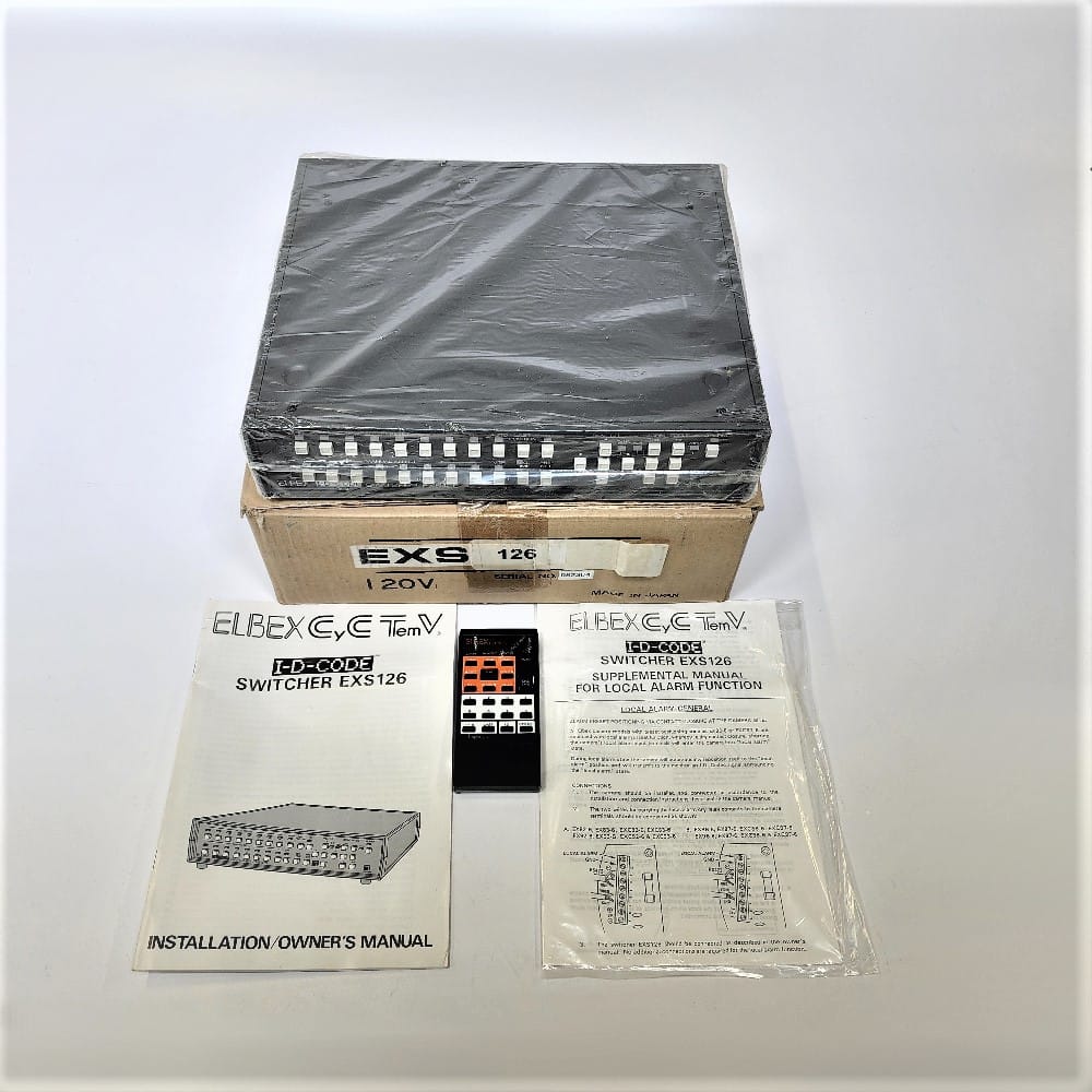 Elbex - EXS126 CCTV Switcher Video Control - I-D-Code Switcher - New ...