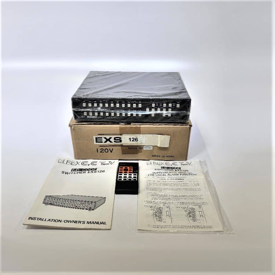 Elbex - EXS126 CCTV Switcher Video Control - I-D-Code Switcher - New ...