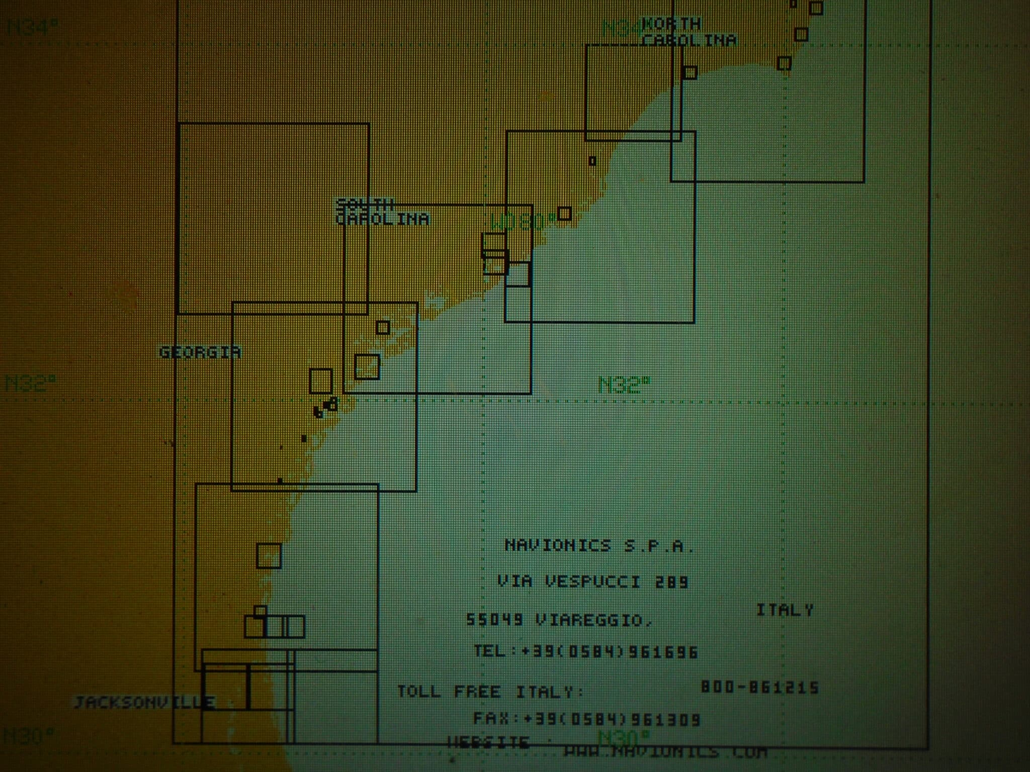 Navionics Classic NavChart Card S Carolina & Georgia - NC/US839L Tested ...