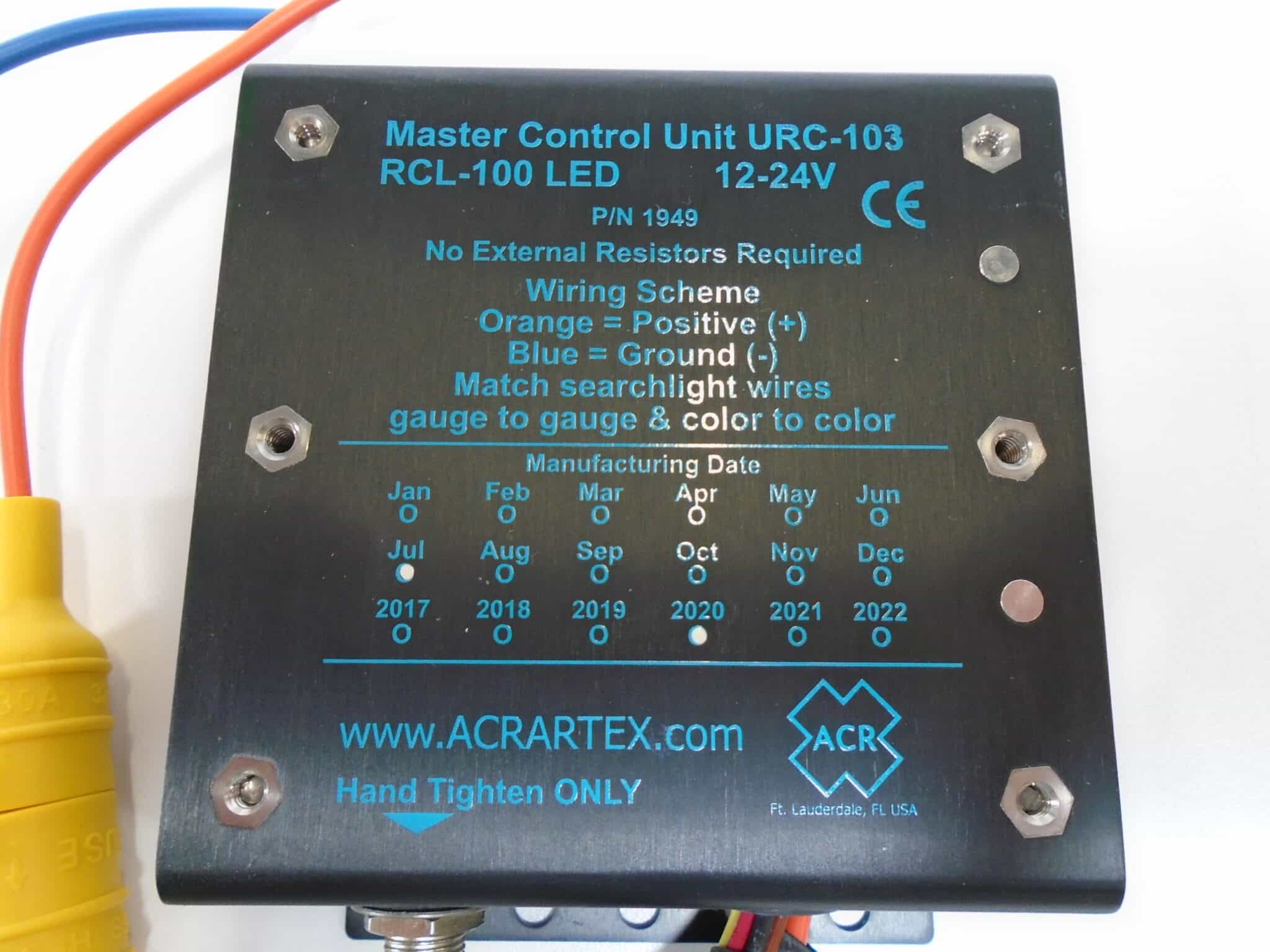 ACR RCL-100 LED Spotlight With Point Pad (Tested) 12/24V - Max Marine ...