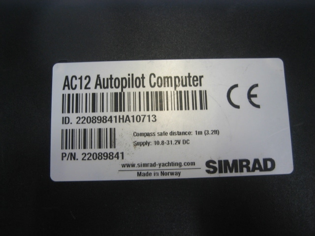 Simrad - AC12 - Autopilot Computer - 22089841 - For AP24/AP28 - GOOD ...
