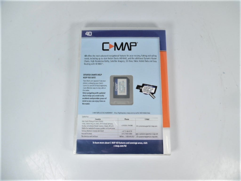 C-MAP 4D MSD Chart Card M-NA-D027.41 Central America & Caribbean - NEW ...