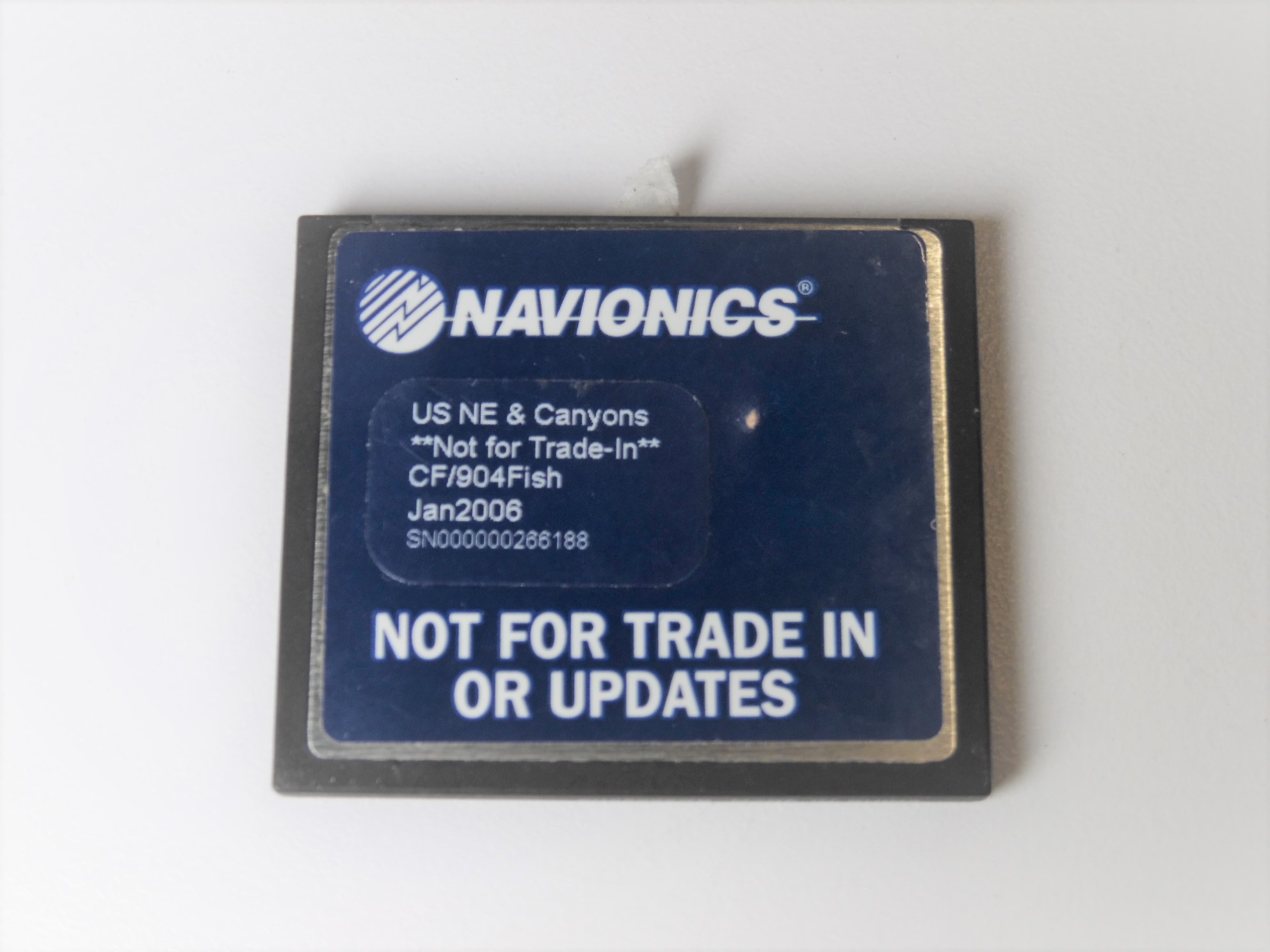 Navionics Gold CF Chart Card "US Northeast & Canyons" CF/904Fish - 2006 ...