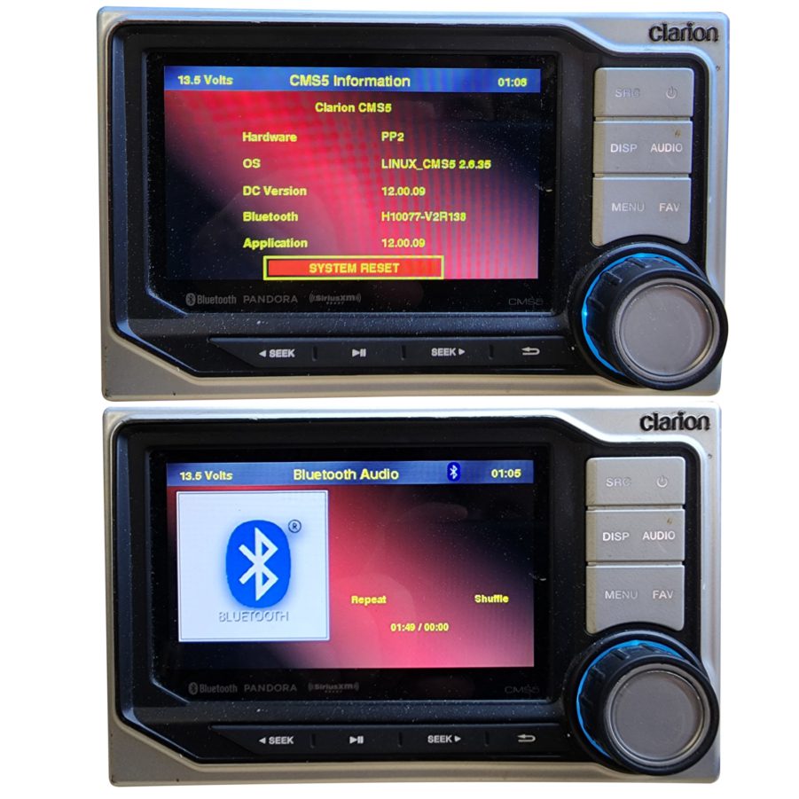Clarion - CMS5 Marine Black Box AM/FM Sirius Radio w/ Display - SEE ...