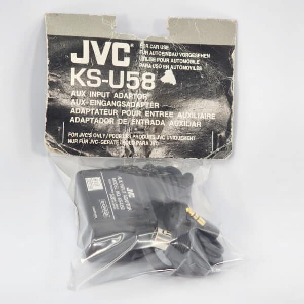 JVC KS-U58 AUX Input Adapter - J-Link Connector to AUX Connector - New ...