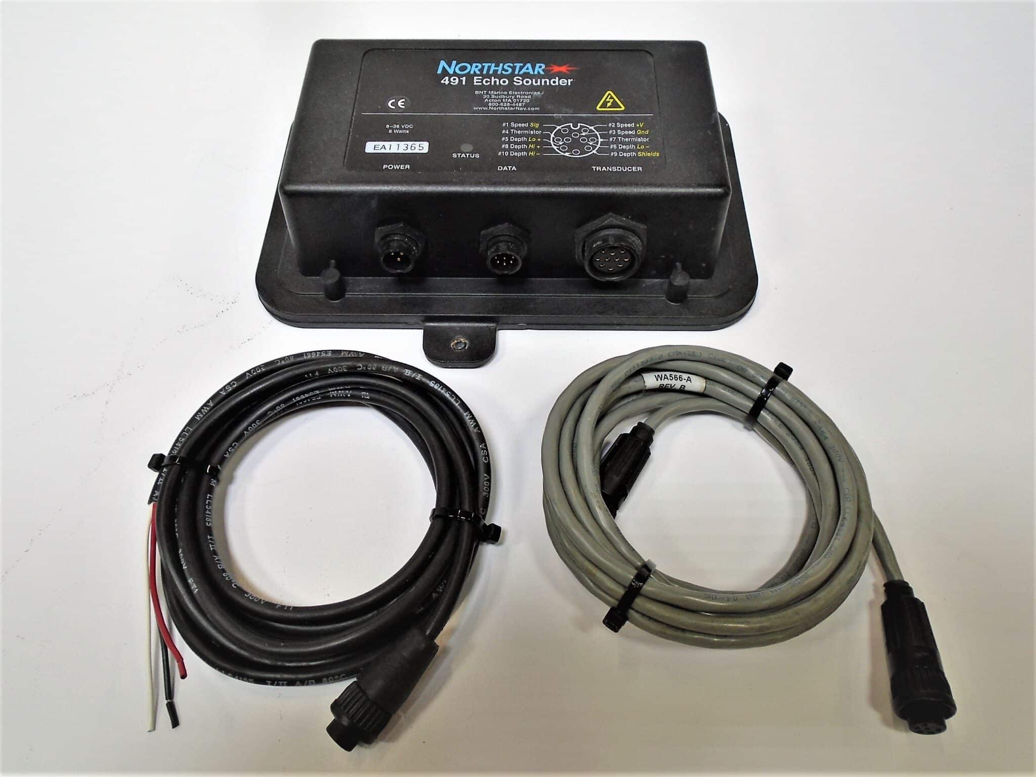 Northstar 491 Sounder Module + Cables Tested Good -90 Day Warranty ...