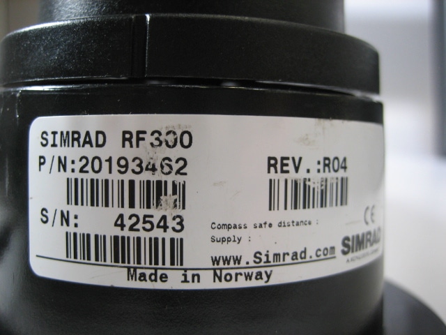 Simrad RF300 Rudder Feedback Unit w/21ft of Cable- working - Max Marine ...