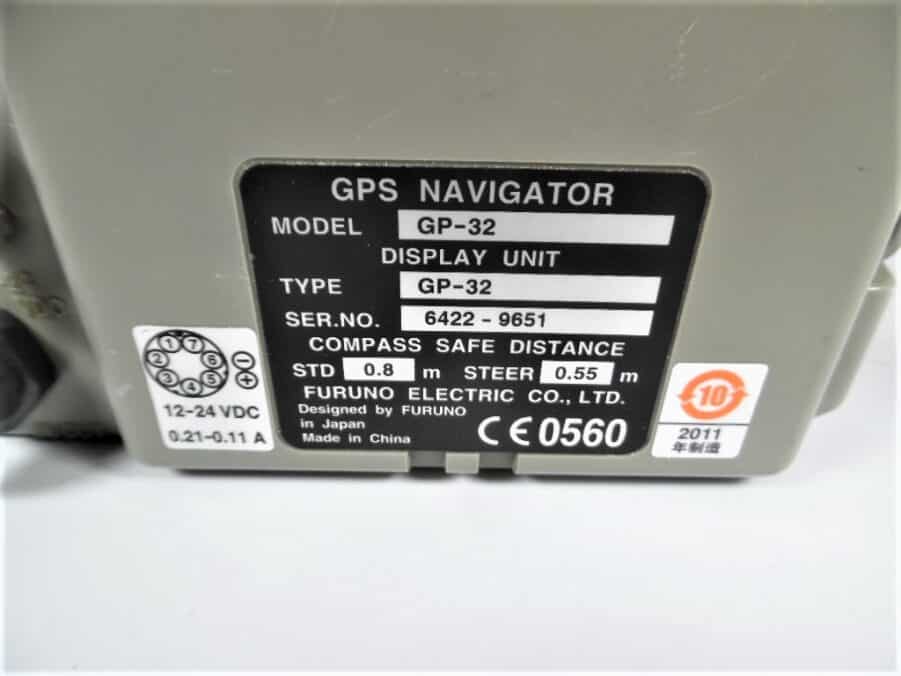 Furuno GP-32 GPS WAAS Navigator 3.5" Monochrome LCD Display Repeater ...
