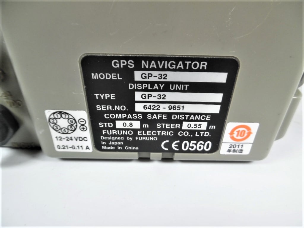 Furuno GP-32 GPS WAAS Navigator 3.5" Monochrome LCD Display Repeater ...