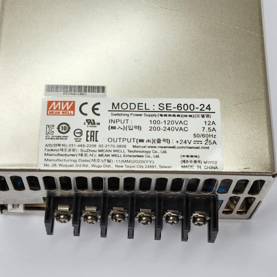MeanWell SE-600-24 600W Single Output Power Supply - Used -TESTED- Free ...
