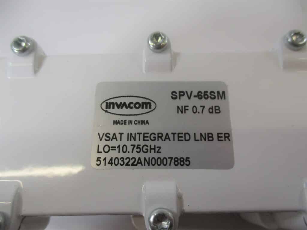 Invacom SPV-65SM LNB VSAT Satcom KVH Integrated LNB - Max Marine Electronics