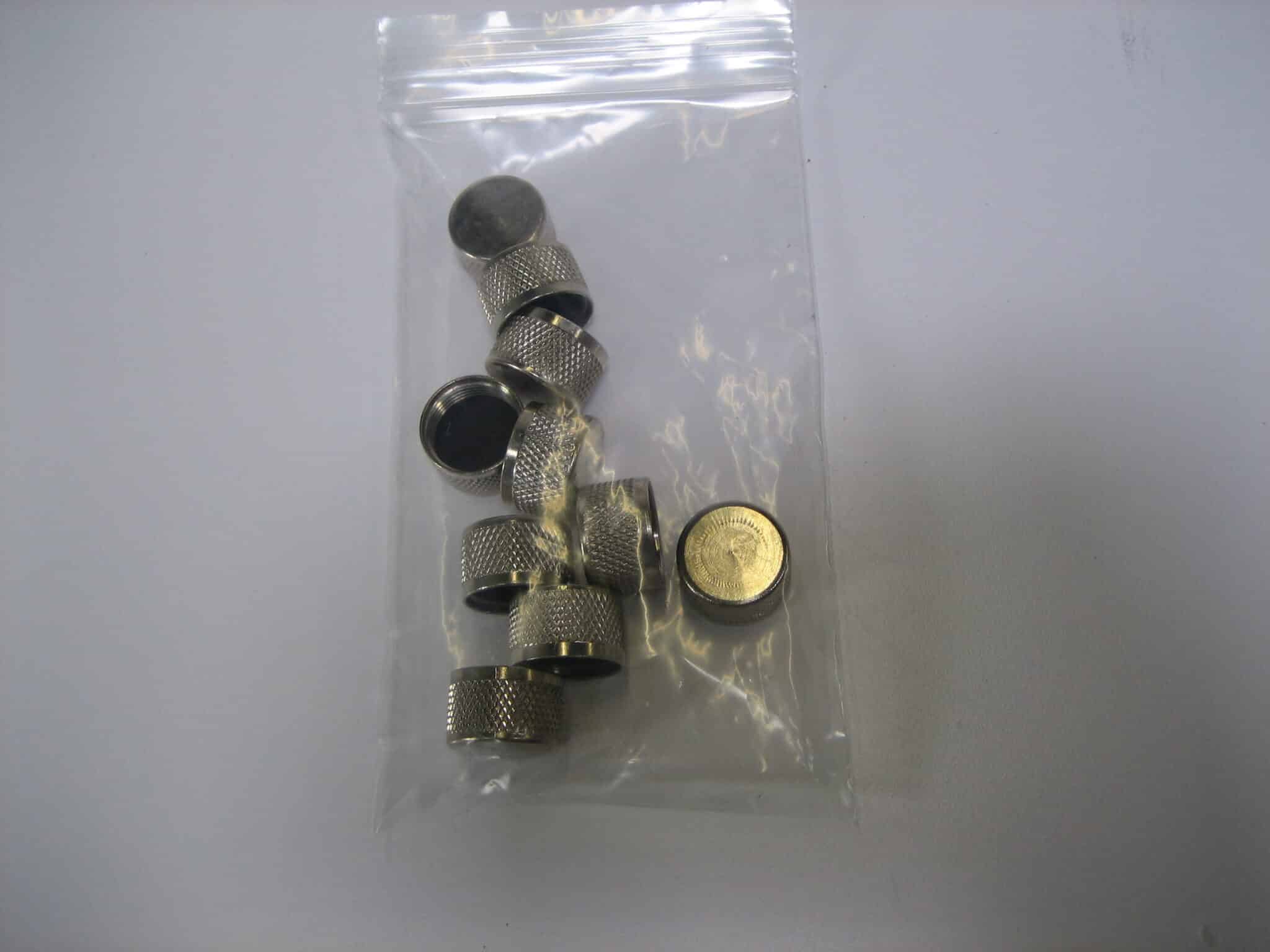 *NEW LOT OF 10* Screw-on Protective Dust Cover Caps for N-Female UHF ...