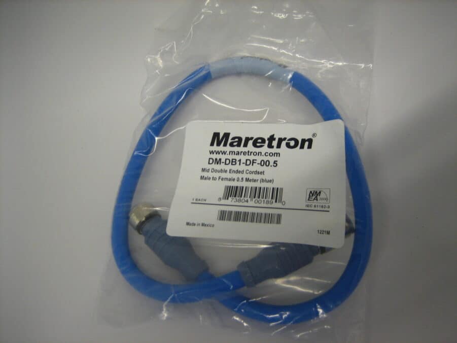 Maretron *NEW* Mid Double Ended Cordset .5m DM-DB1-DF-00.5 - NMEA2000 ...