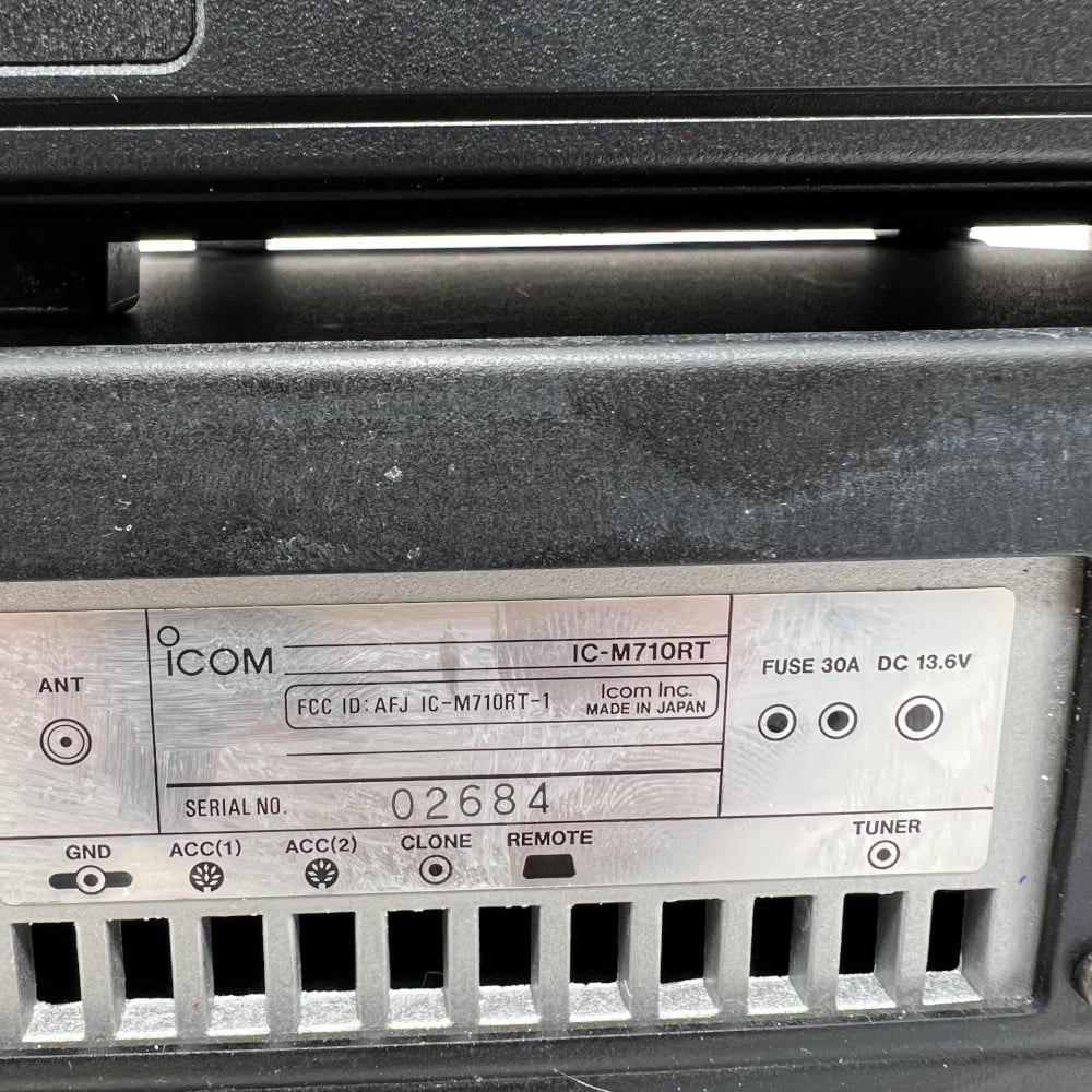 Icom IC-M710 HF Marine SSB Radios and Transceiver w/ AT130 HM-120 ...