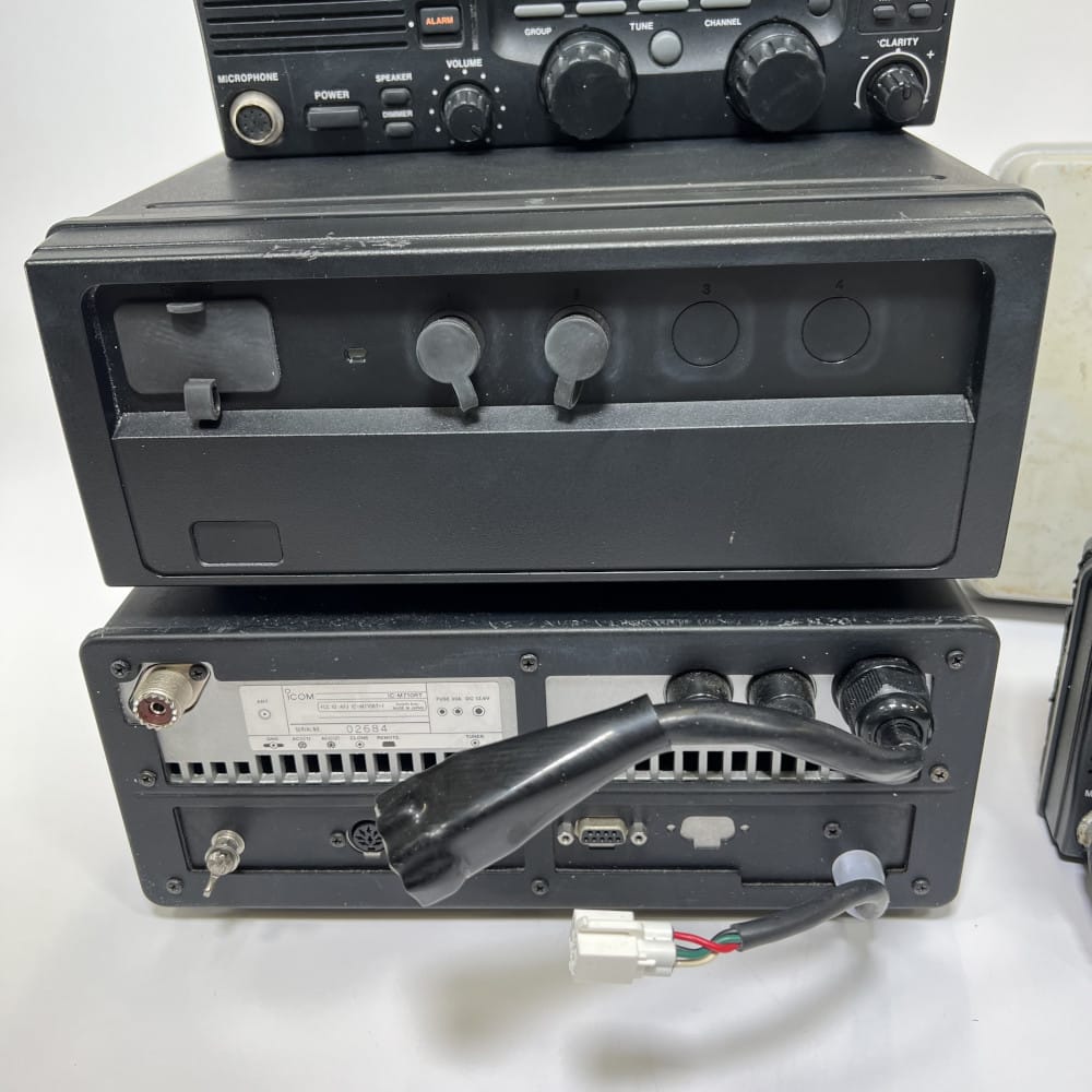 Icom IC-M710 HF Marine SSB Radios and Transceiver w/ AT130 HM-120 ...