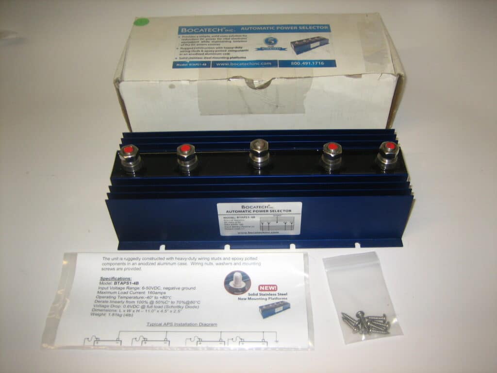 Bocatech Automatic Power Selector Switch BTAPS-1-4B - 4 Input 6-50v ...