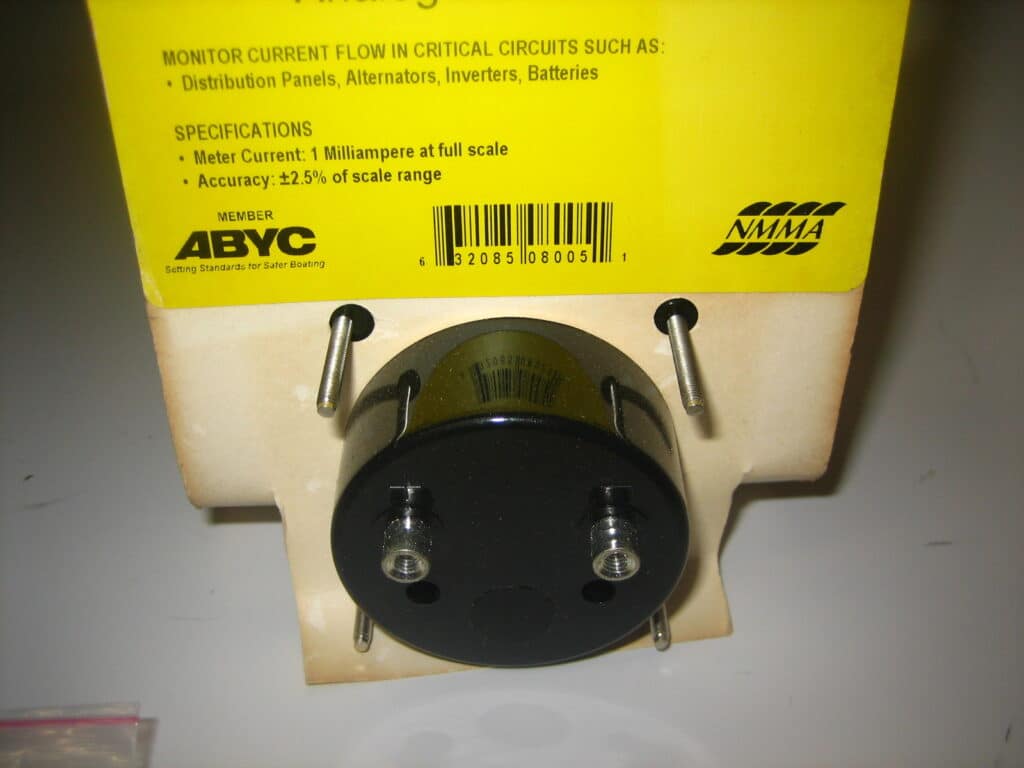 Blue Sea Systems 8005 DC Ammeter 0-25a with Internal Shunt - NEW Open ...