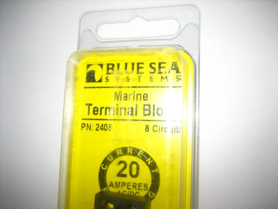 Blue Sea Systems 2408 - 8 Circuit Marine Terminal Wire Block - *NEW ...