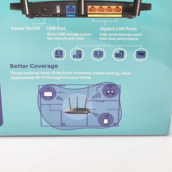 TP-Link Archer A7 AC1750 Wireless Dual Band Gigabit Router - New - Free ...