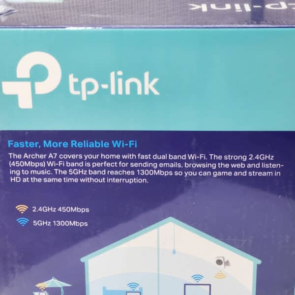 TP-Link Archer A7 AC1750 Wireless Dual Band Gigabit Router - New - Free ...