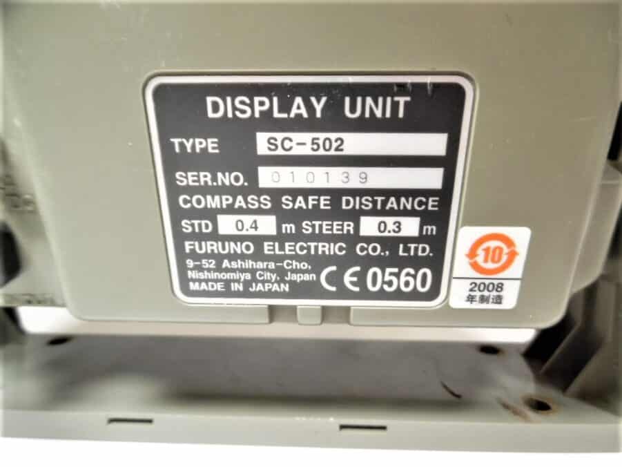 Furuno SC-50 Sat Satellite Compass System - COMPLETE WORKING SC501 SC502 SC303 - Max Marine ...